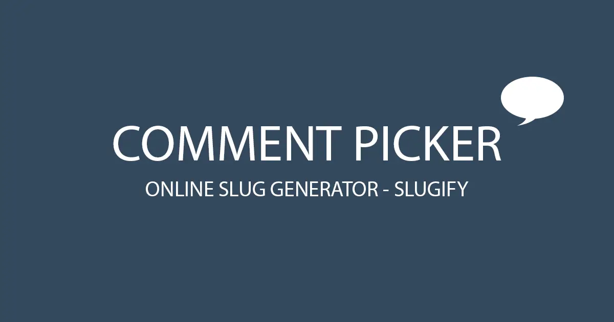 Online Slug Generator: Slugify Text To SEO-friendly URL